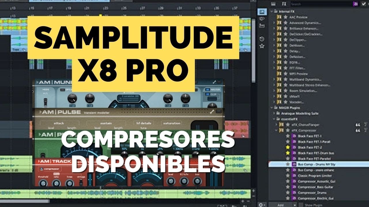 SAMPLITUDE X8 PRO DYNAMICOS - YouTube