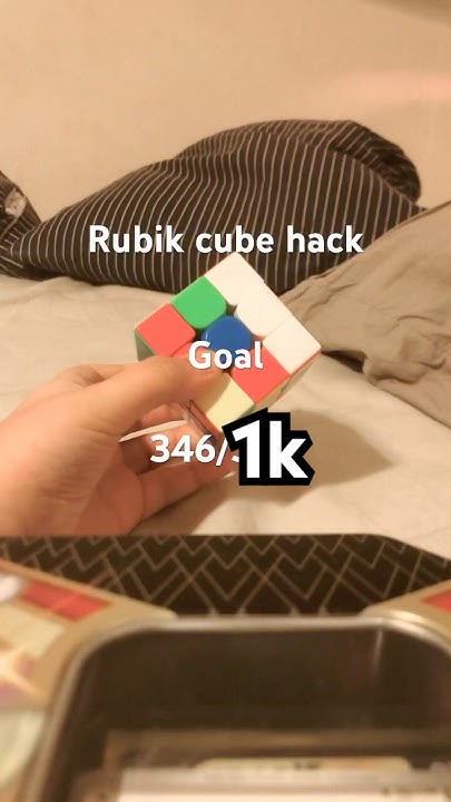 How to solve a rubik cube#rubikscube #hack - YouTube