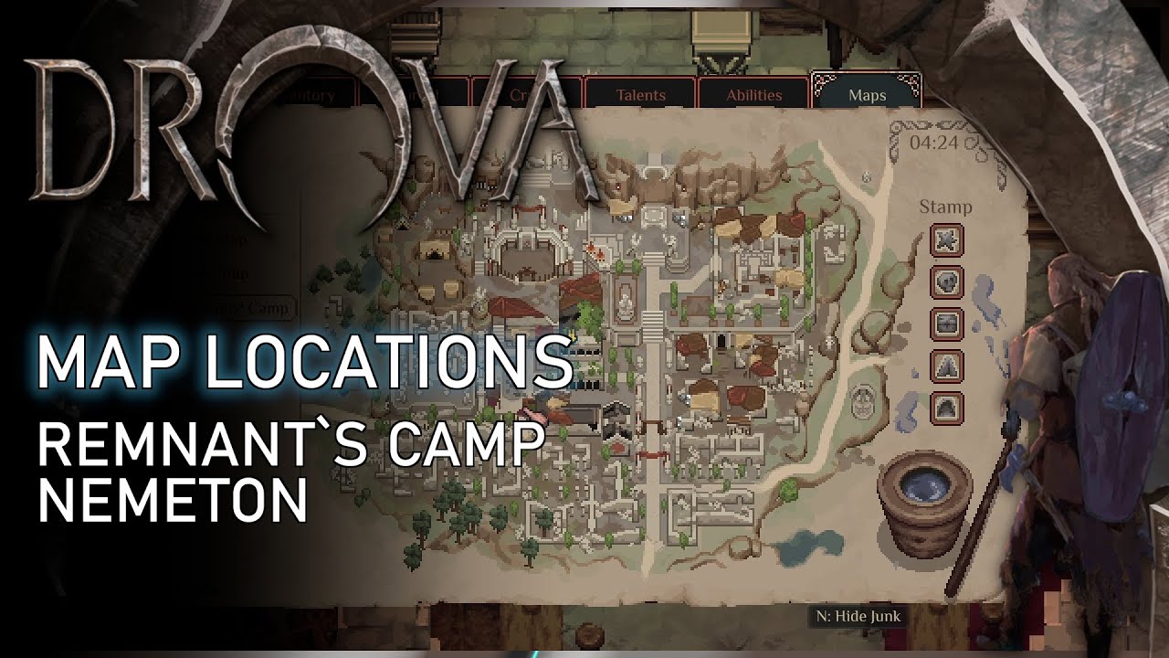 Drova Forsaken Kin - Remnants Camp & Nemetons Map LOCATION GUIDE - YouTube