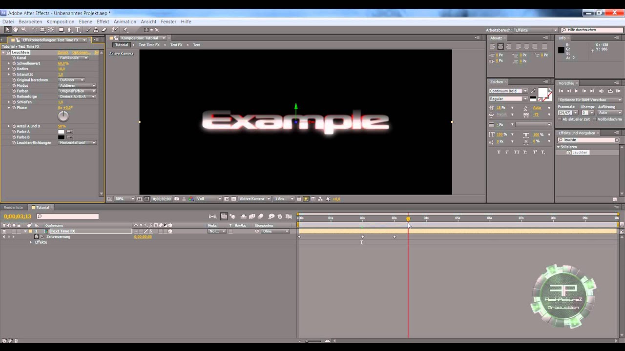 [Adobe After Effects] Tutorial - Reversed Shatter 3D Text Effect ...