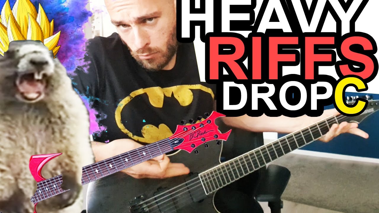 Heavy Guitar Riff Complitaion in drop C tuning - YouTube