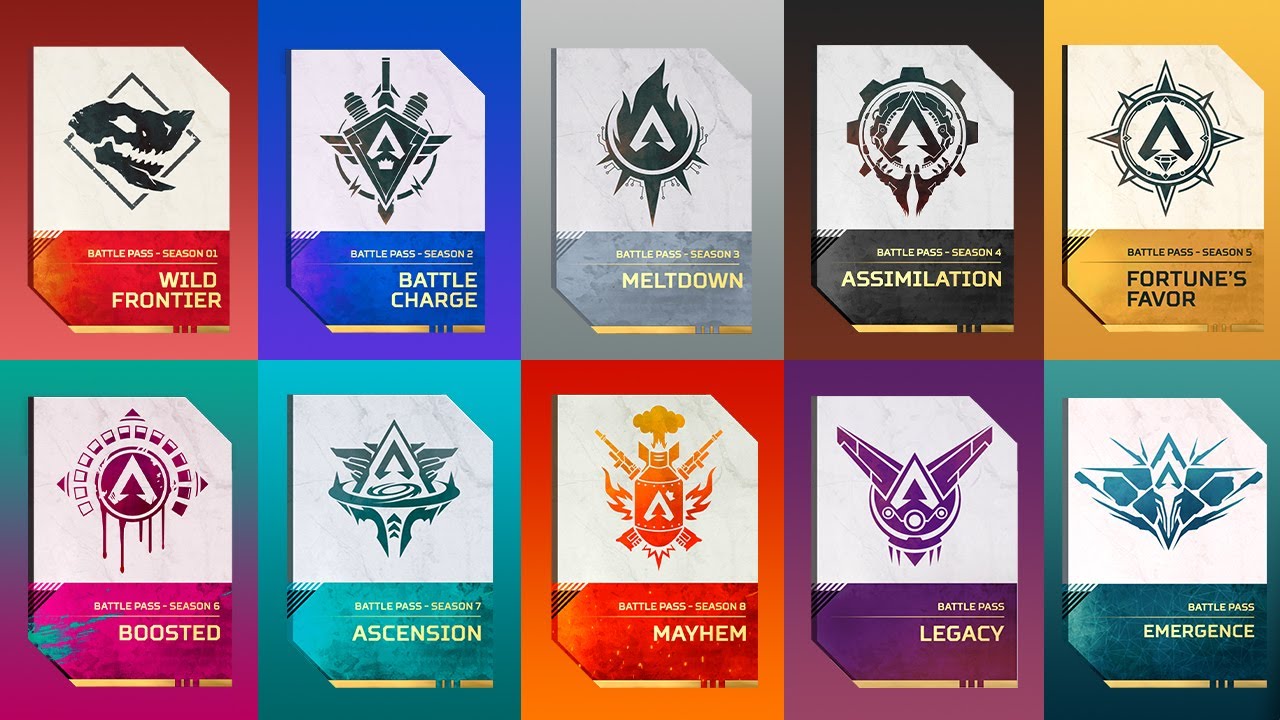 All Apex Legends Battle Pass Trailers | Season 1 - Season 10 - YouTube