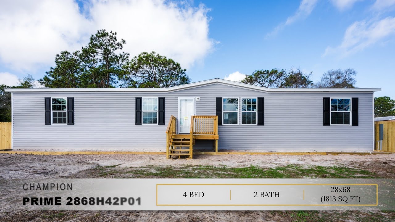 Champion Prime 2868H42P01 - 4 Bedrooms / 2 Bathrooms - 1813 sf - YouTube