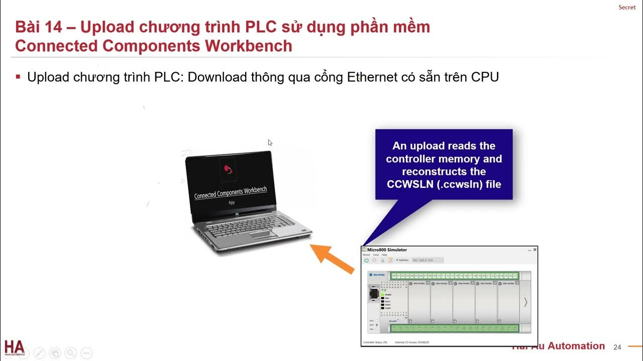 Cách Upload/Backup Chương Trình PLC Rockwell Automation - Studio 5000 - RSLogix 5000 - RSLogix ...