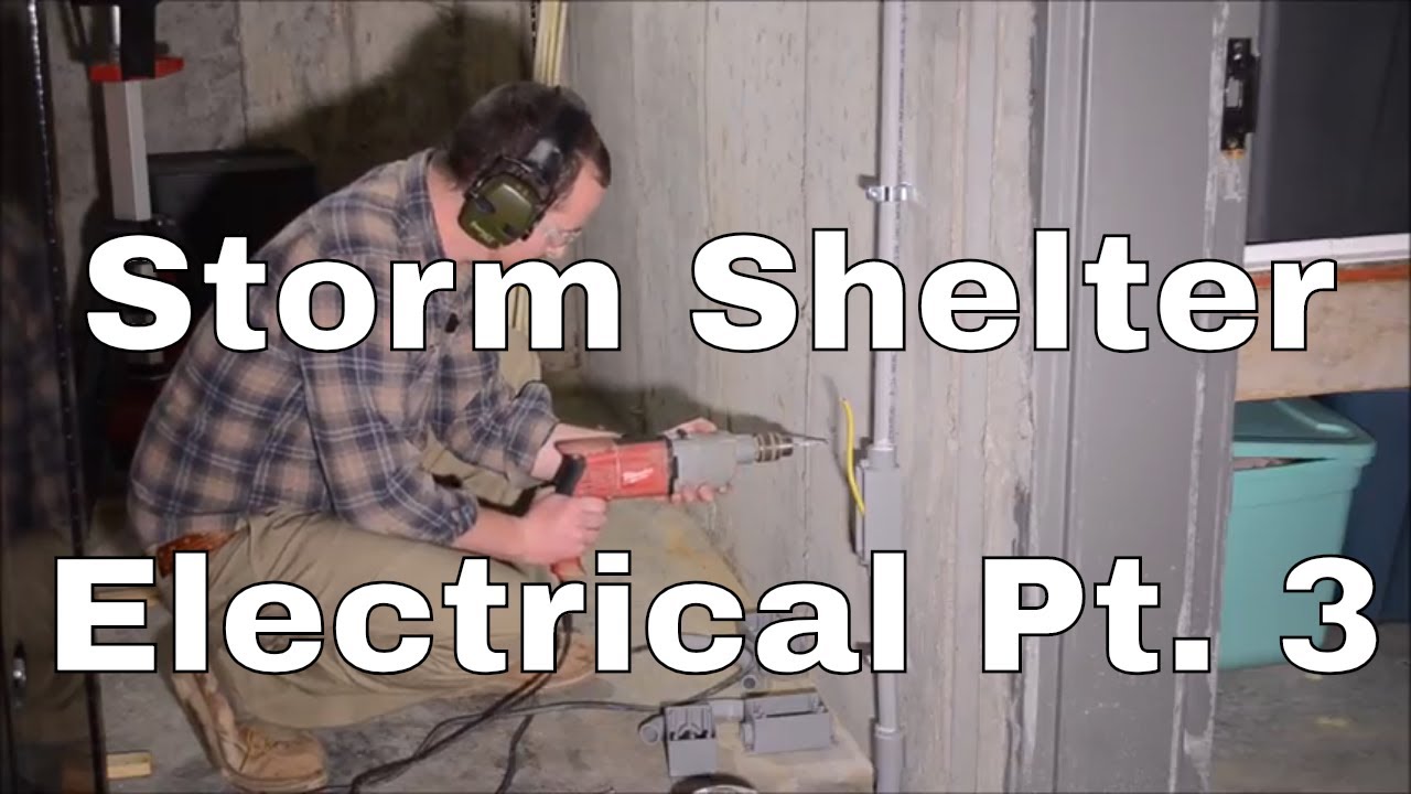 Running Conduit and Fishing Wires - Wiring a Basement Storm Shelter ...
