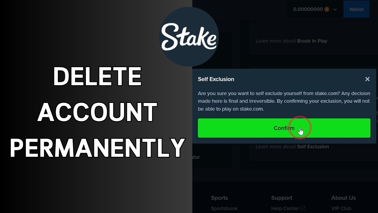 How To Delete Your Stake Account Permanently (Set Stake Account As Self ...