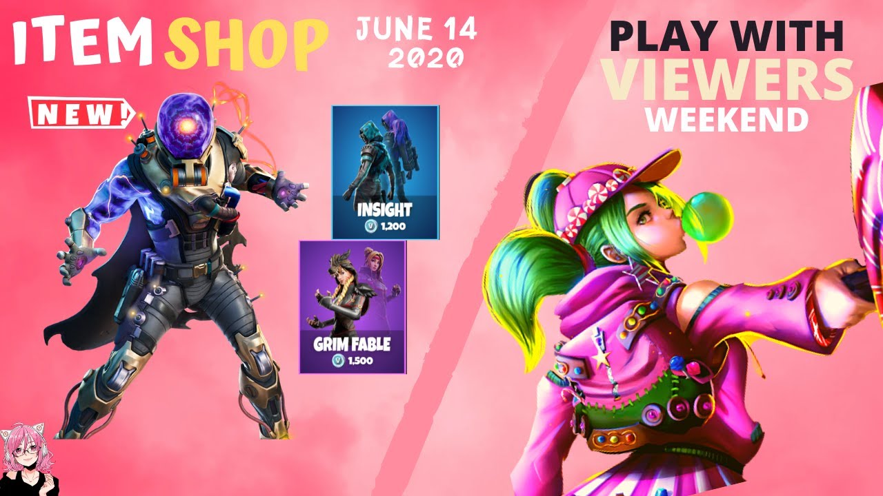 Fortnite Item Shop *NEW* CYCLO SKIN + PLAYING WITH VIEWERS [June 14 ...