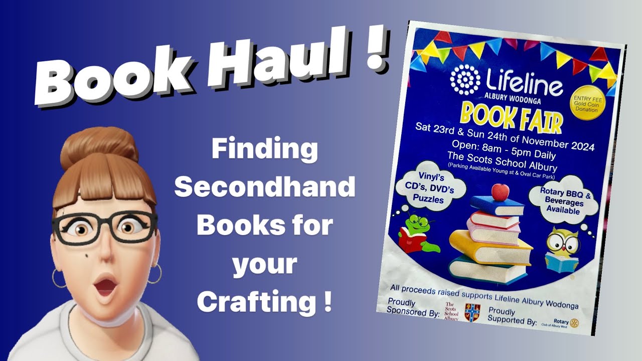 Secondhand Book haul "LifeLine Book Fair" - YouTube