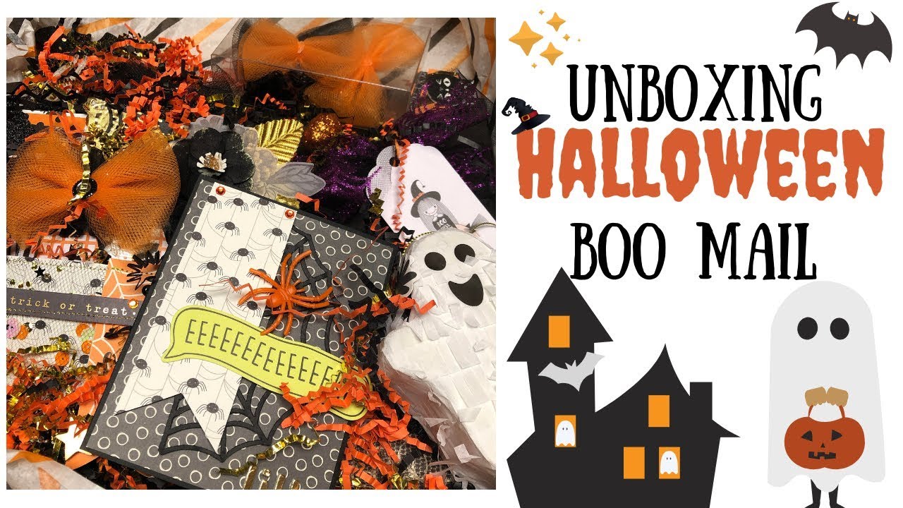 Halloween Series : Unboxing Boo Mail 🎃 - YouTube
