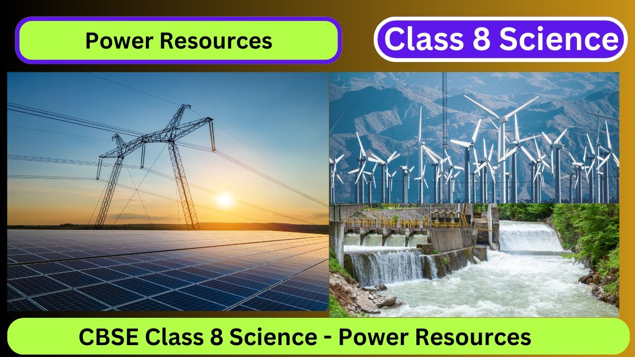 CBSE Class 8 Science - Power Resources - YouTube