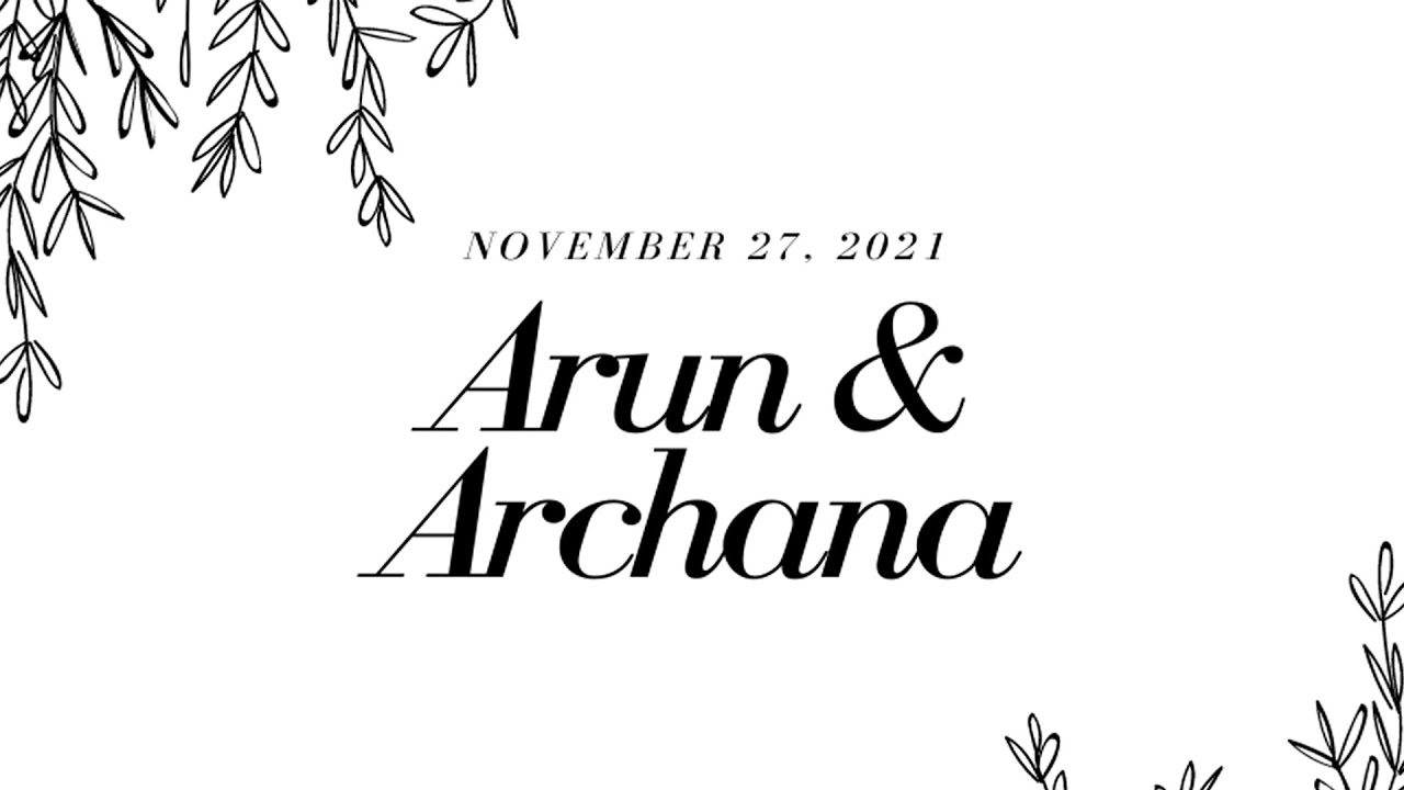 Archana Joseph & Arun Varghese | Engagement Day Live - YouTube