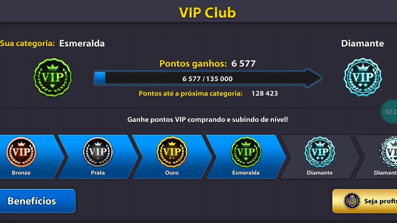 COMO AUMENTAR O VIP NO 8 BALL POOL - YouTube