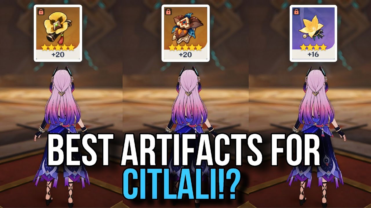 BEST ARTIFACTS Set For CITLALI? Cinder City vs Instructor [ Genshin ...