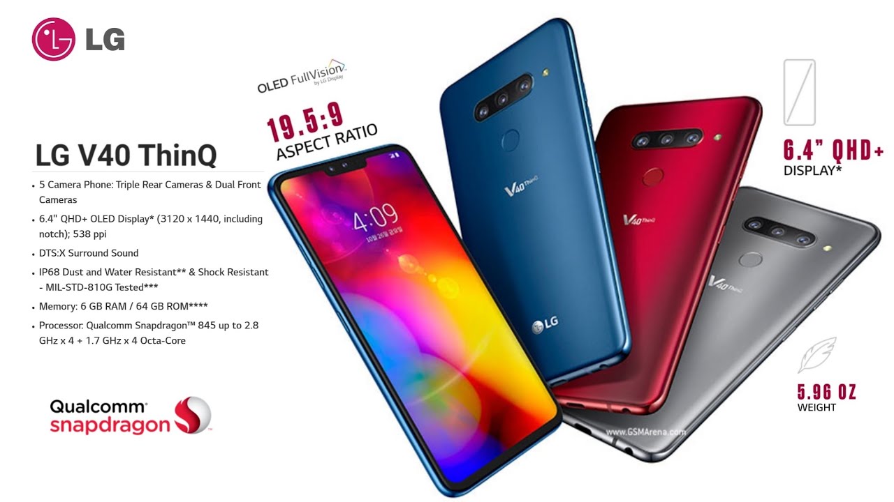 LG V40 ThinQ Product Video - YouTube