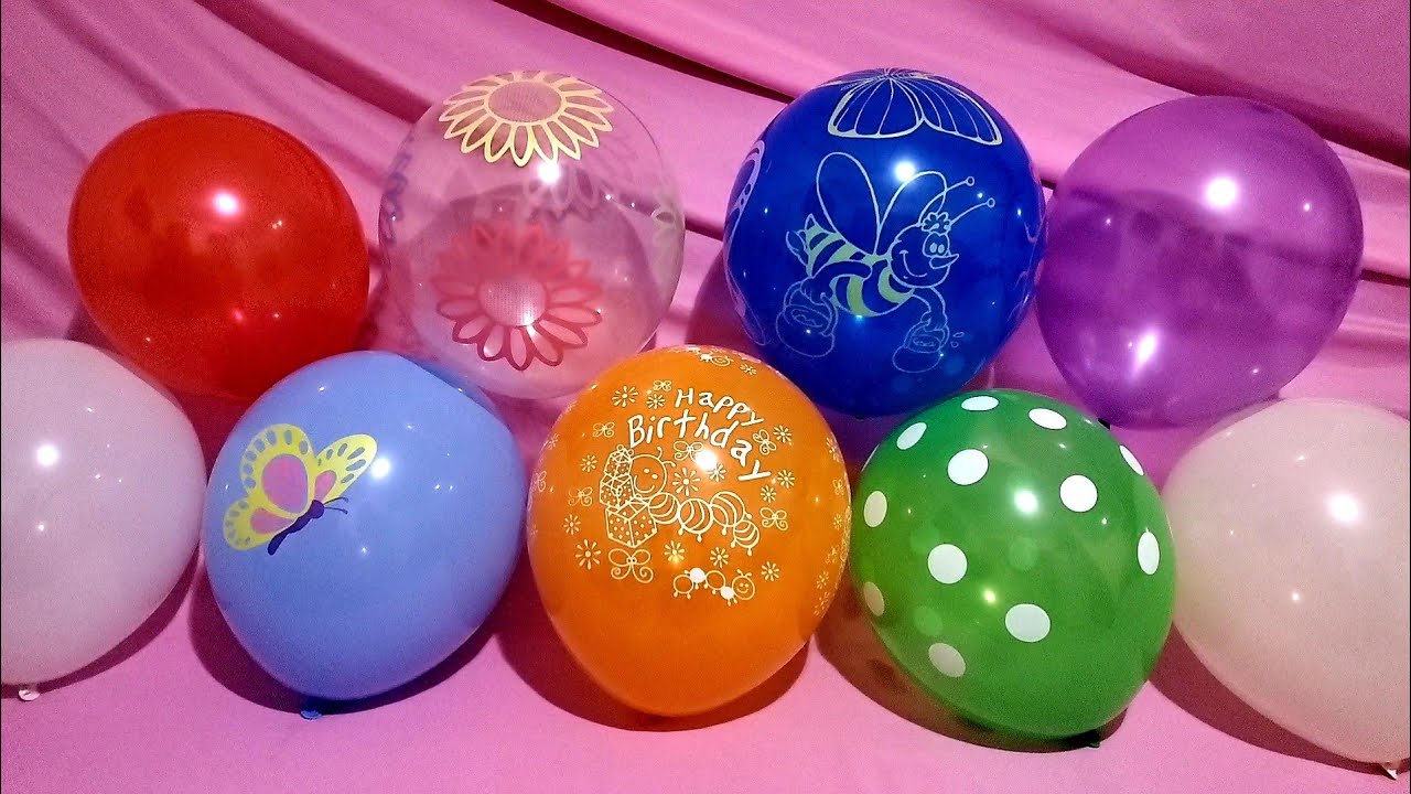 FUN BIRTHDAY BALLOONS POP PART 369!!! - YouTube