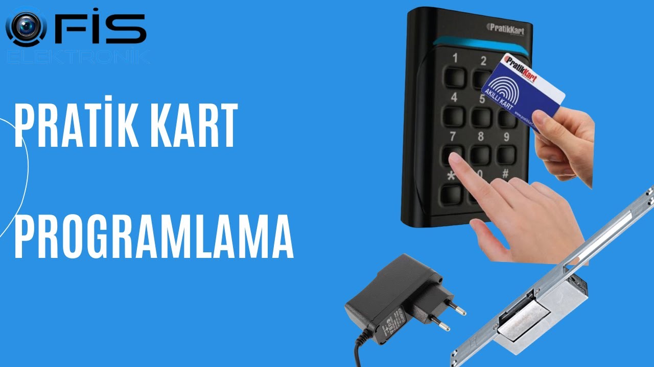 PRATİK KART PROGRAMLAMA ŞİFRE BELİRLEME KART TANIMLAMA ŞİFRE SİLME KART SİLME - YouTube