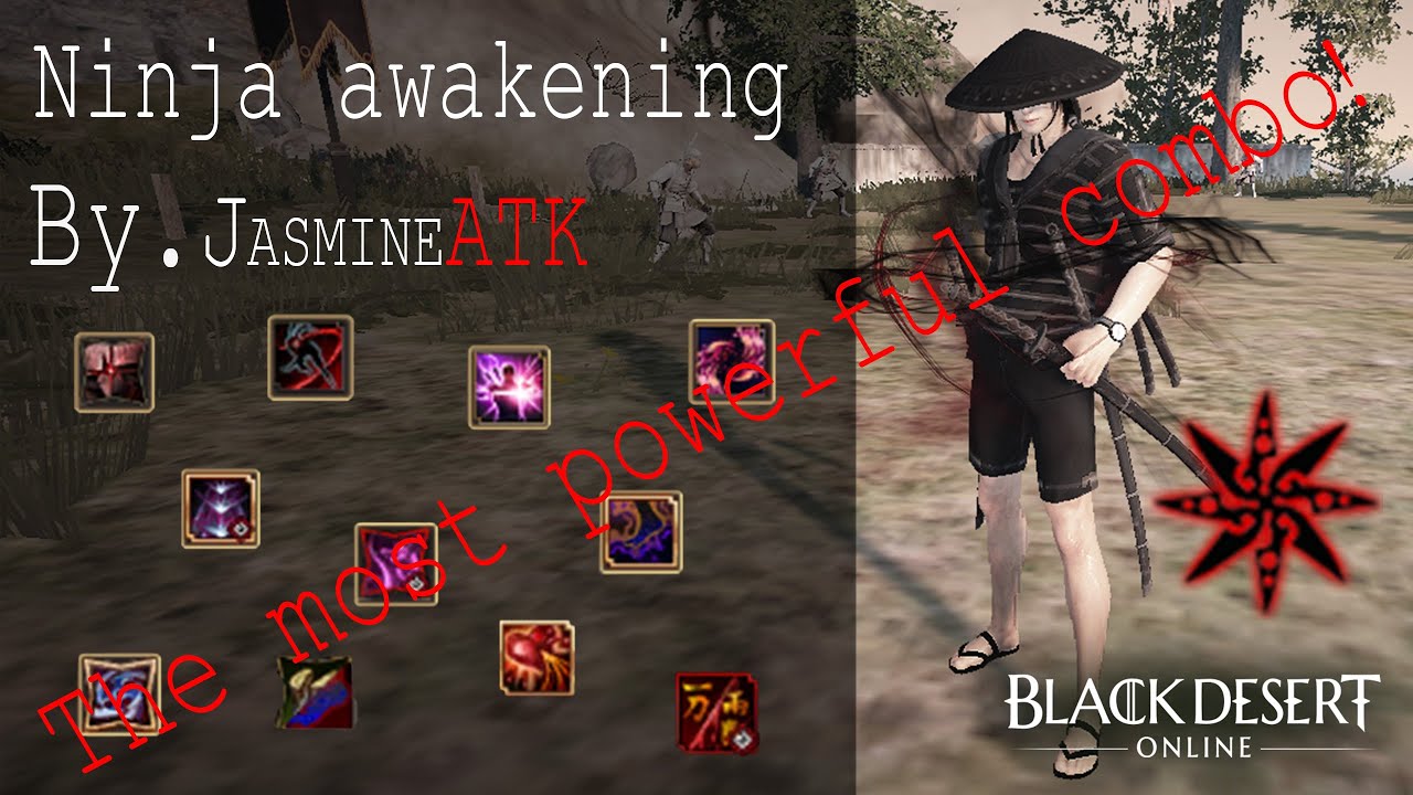 BDO Ninja awakening Combo! 1-1 - YouTube