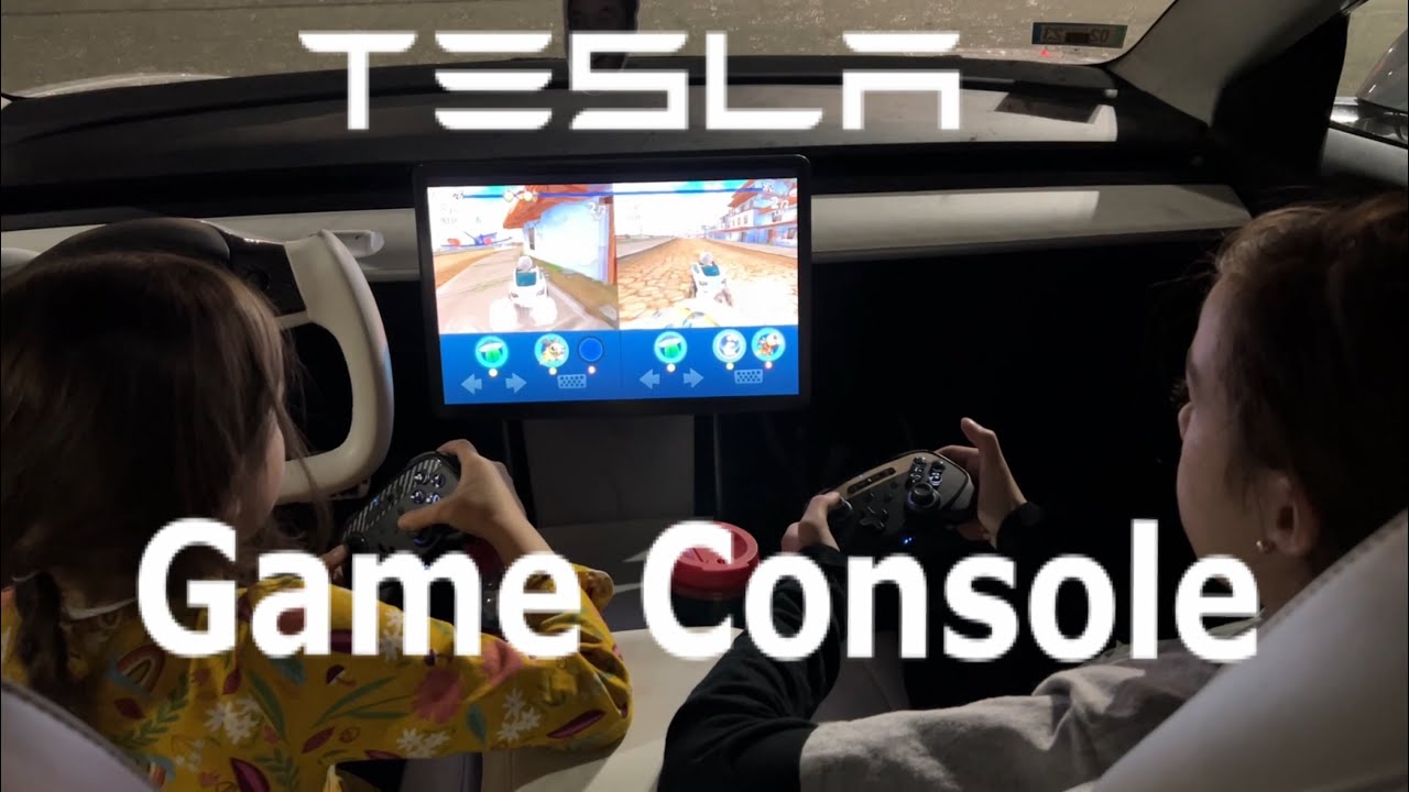 Tesla Video Game Console with Jowua Wireless Game Controllers! - YouTube