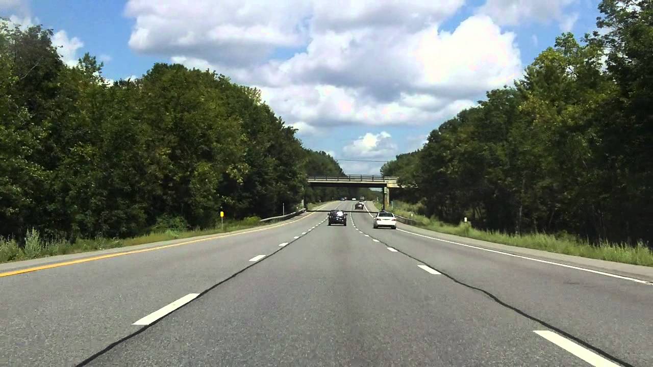 Adirondack Northway (Interstate 87 Exits 11 to 15) northbound - YouTube