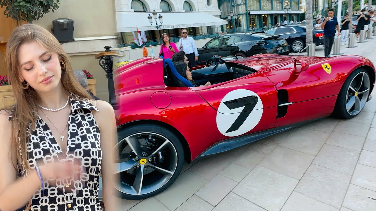 😍BEAUTIFUL GIRLS & SUPERCARS/ VIBES WEEKEND MONACO#billionaires #monaco ...