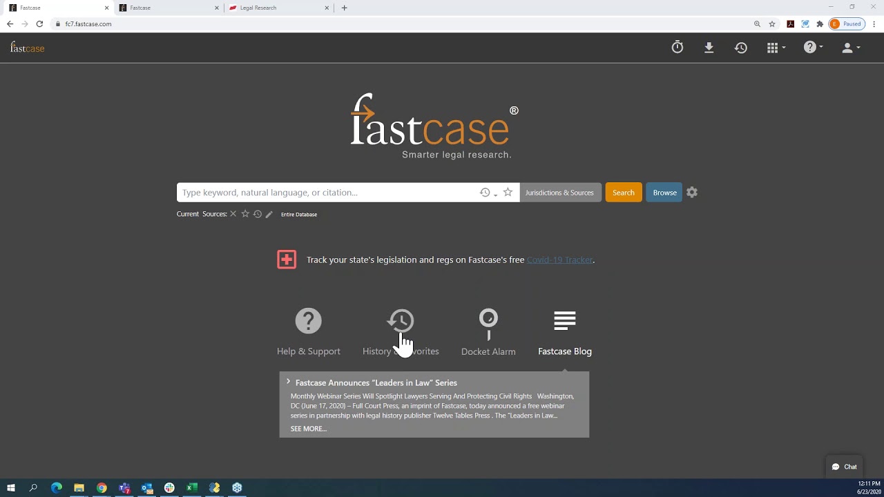 Intro to Legal Research on Fastcase 7 for DC Bar - YouTube