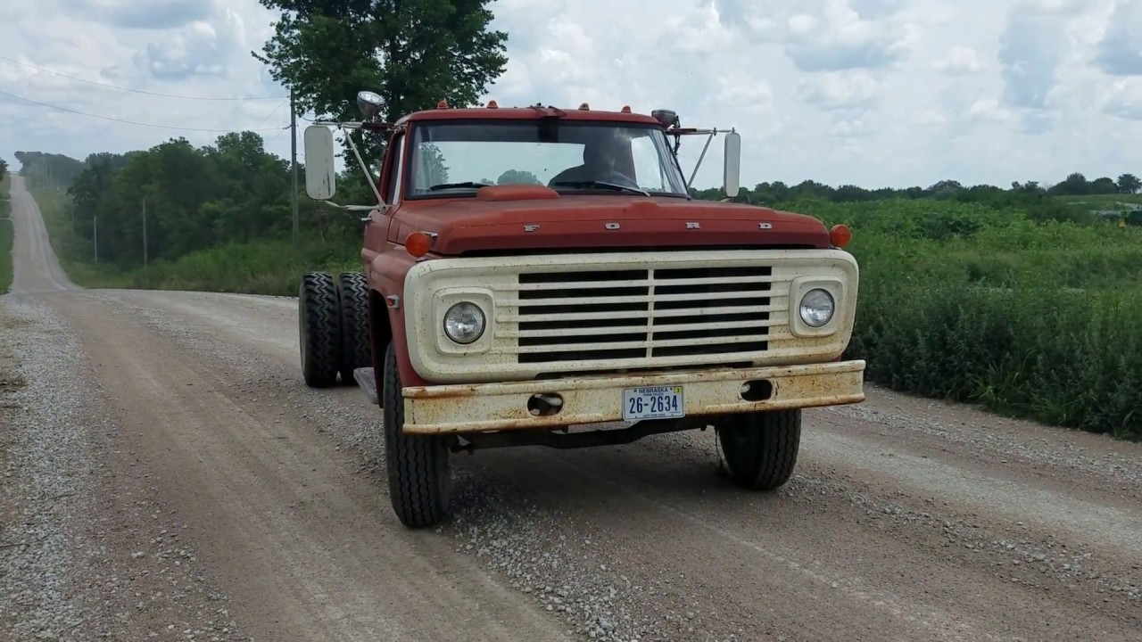 1968 Ford 750 Cab & Chassis - Selling on BigIron - Sept. 5, 2018 - YouTube