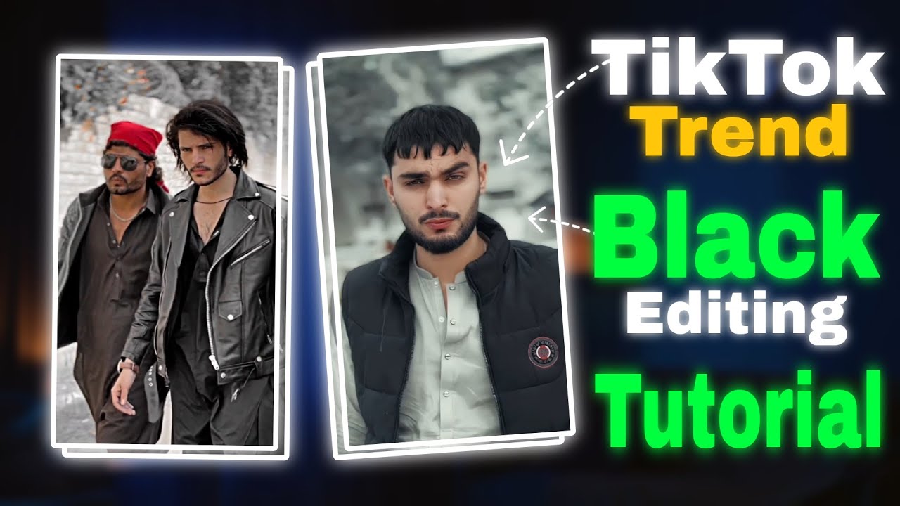 Tiktok New Trending Black Effect Video Editing In Capcut | Black Effect - YouTube