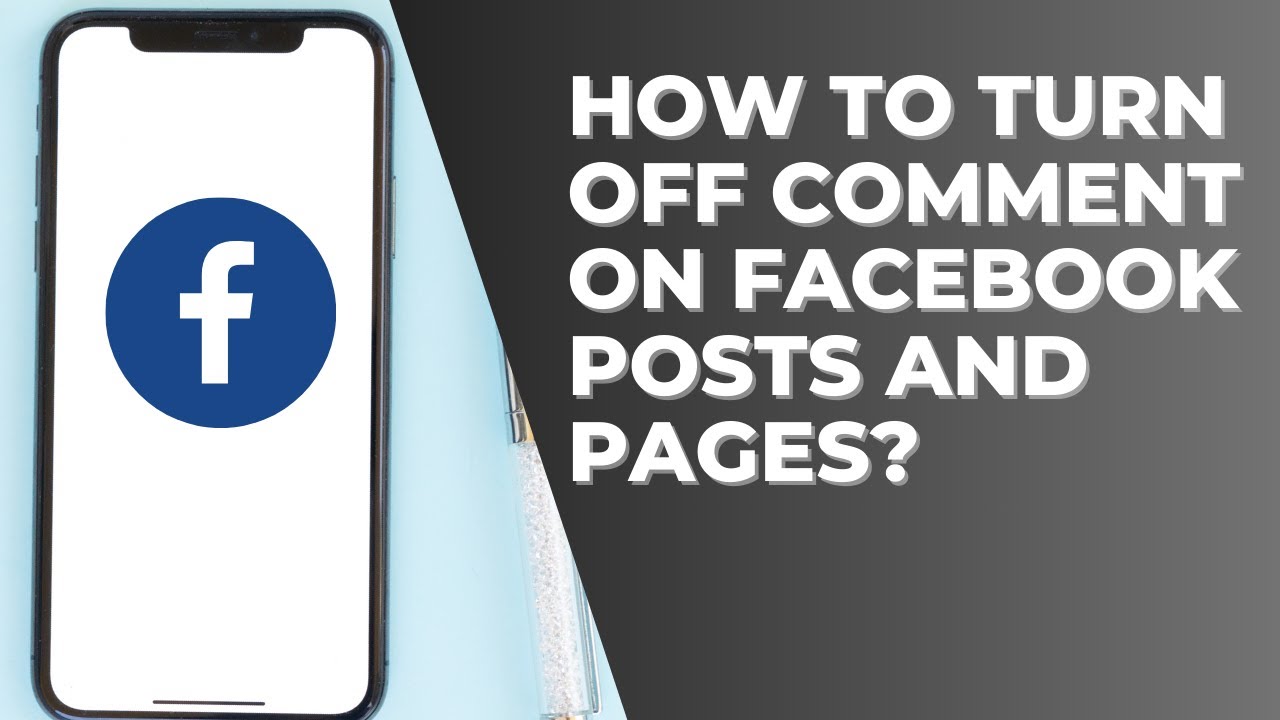 How to Turn Off Comment On Facebook Posts and Pages? - YouTube