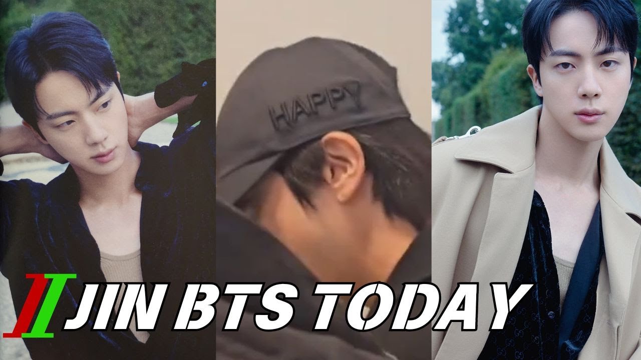 Jin BTS Visits Jinnie’s Lamp in Style! Gucci Hat and Boyfriend Vibes! - YouTube
