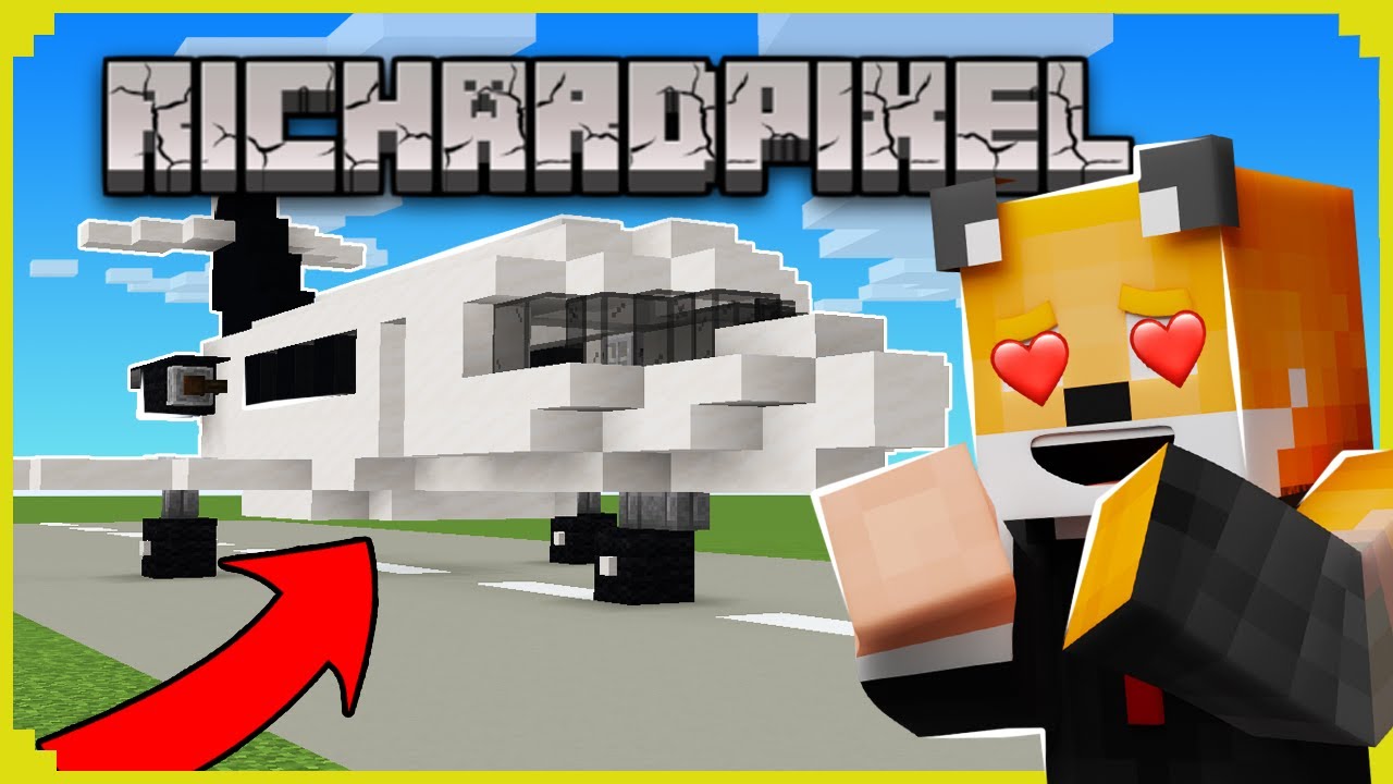 🦊Como fazer um AVIÃO no MINECRAFT - YouTube