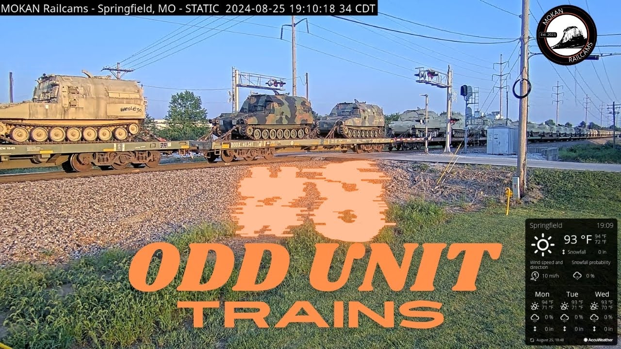 Odd Unit Trains Compilation #8 Month of August - YouTube