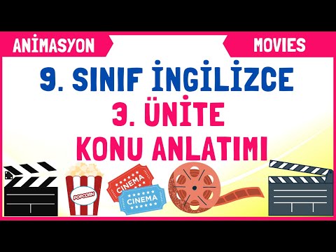 9. SINIF İNGİLİZCE 3. Ünite Konu Anlatımı | MOVIES