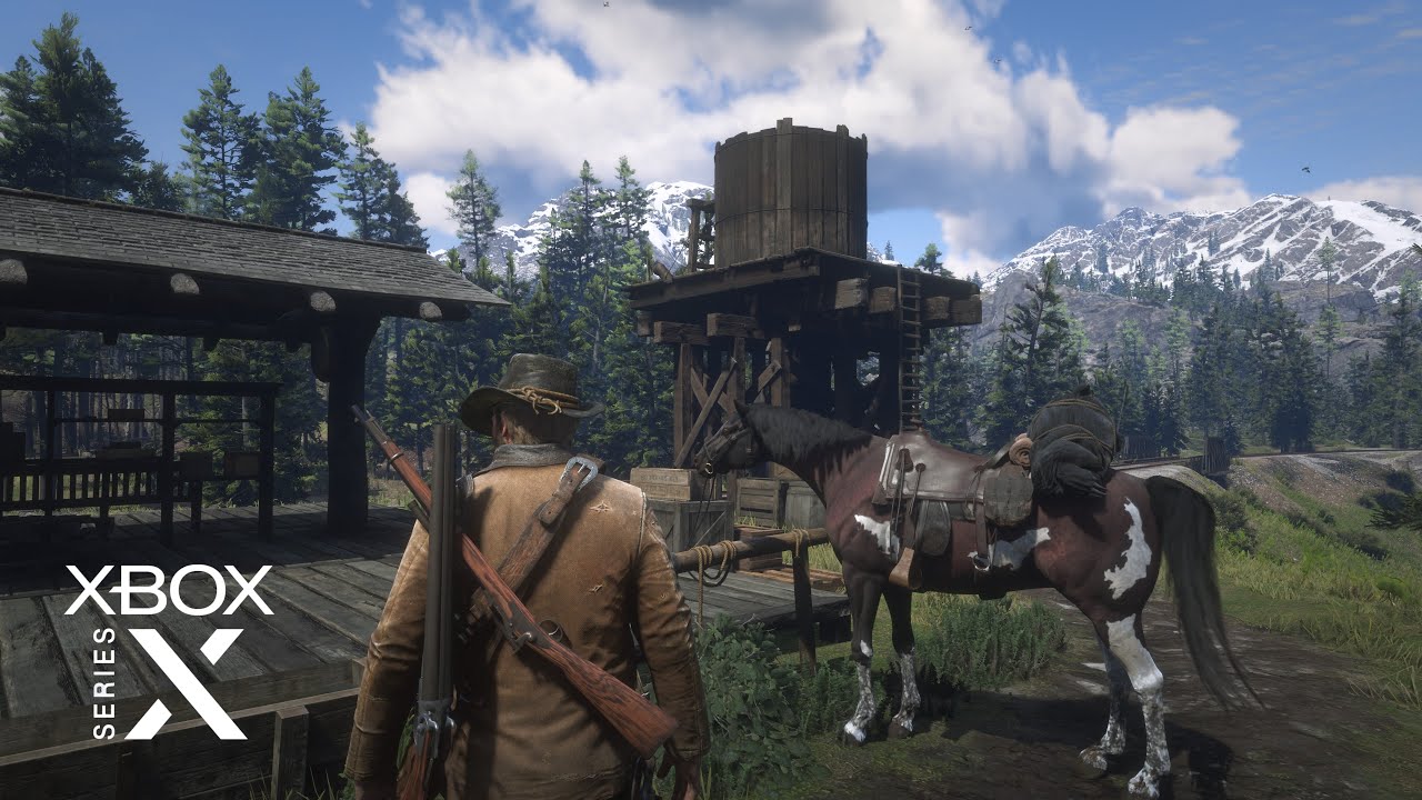 Traveling to the Wallace Station | Red Dead Redemption 2 (Xbox Series X ...