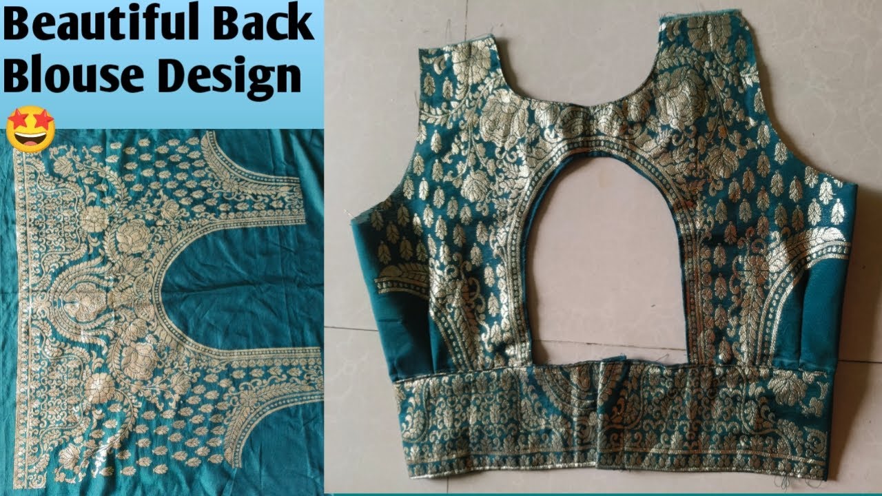 Very Stylish Blouse Back Design | simple petern sa Blouse Design Ki ...