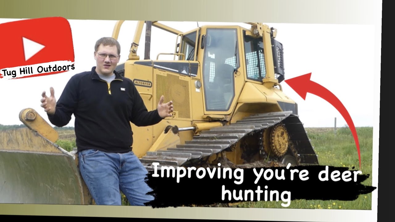 Clearing land for new food plot! (Dozer) - YouTube