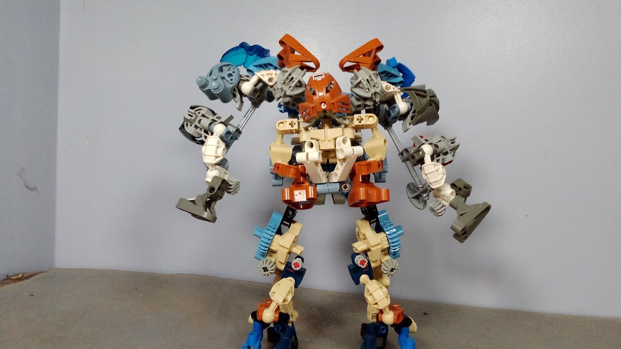 Lego Bionicle Moc Instructions Matoran Nui Mech - YouTube