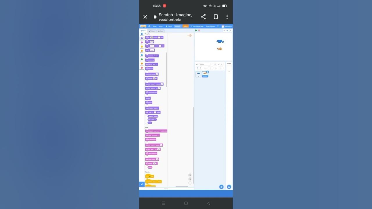 cara membuat game hungry shark di scratch - YouTube