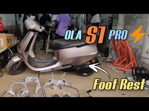 Ola S1 Pro - Buddy Step - Ladies Footrest Installation @Erode # ...
