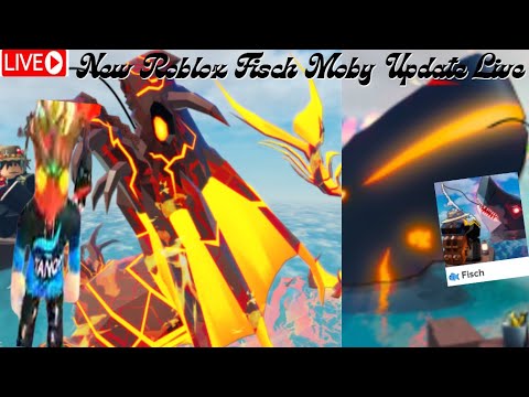 🔴LIVE | NEW ROBLOX FISCH MOBY UPDATE LIVE - YouTube