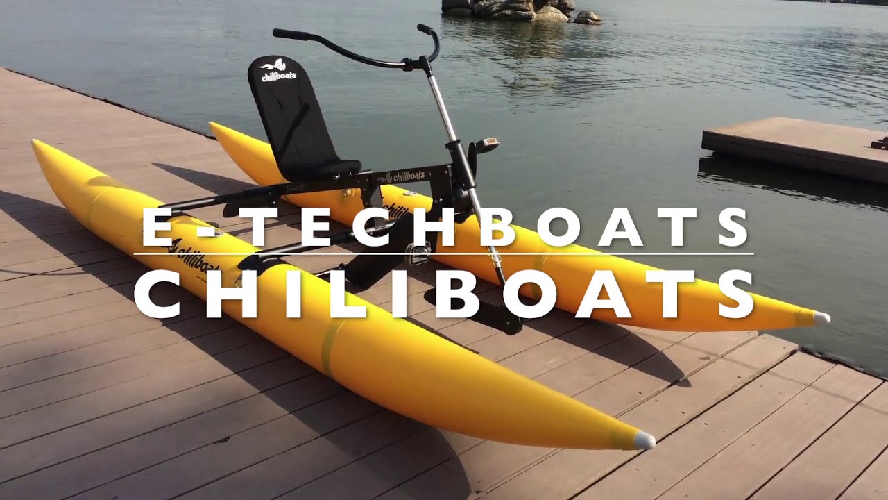 Chiliboats - Waterfiets - YouTube