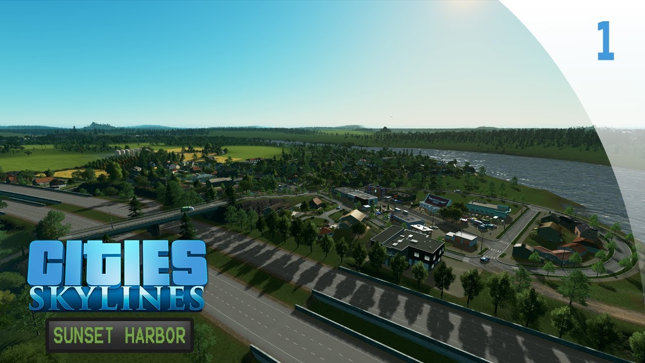 CITIES SKYLINES - Sunset Harbor : #1 | Présentation et objectifs de la ...