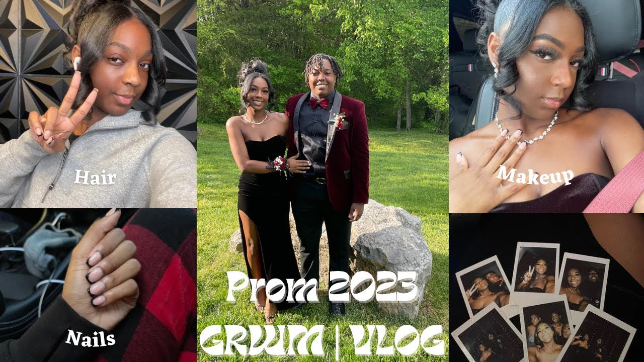 Prom Preparation 2023| GRWM , nails , hair , makeup and more - YouTube