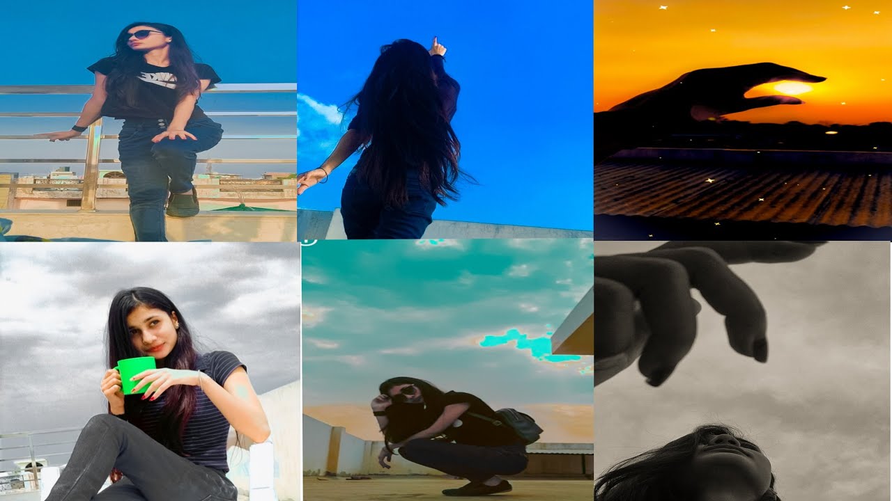 How to pose with sky| amazing poses for photoshoot| pose like a model ...