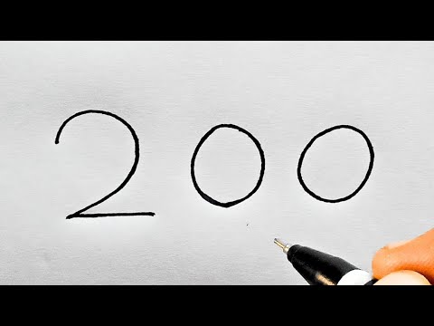 Dog Easy Drawing From Number 200 | Step By Step Simple Dog Drawing ...