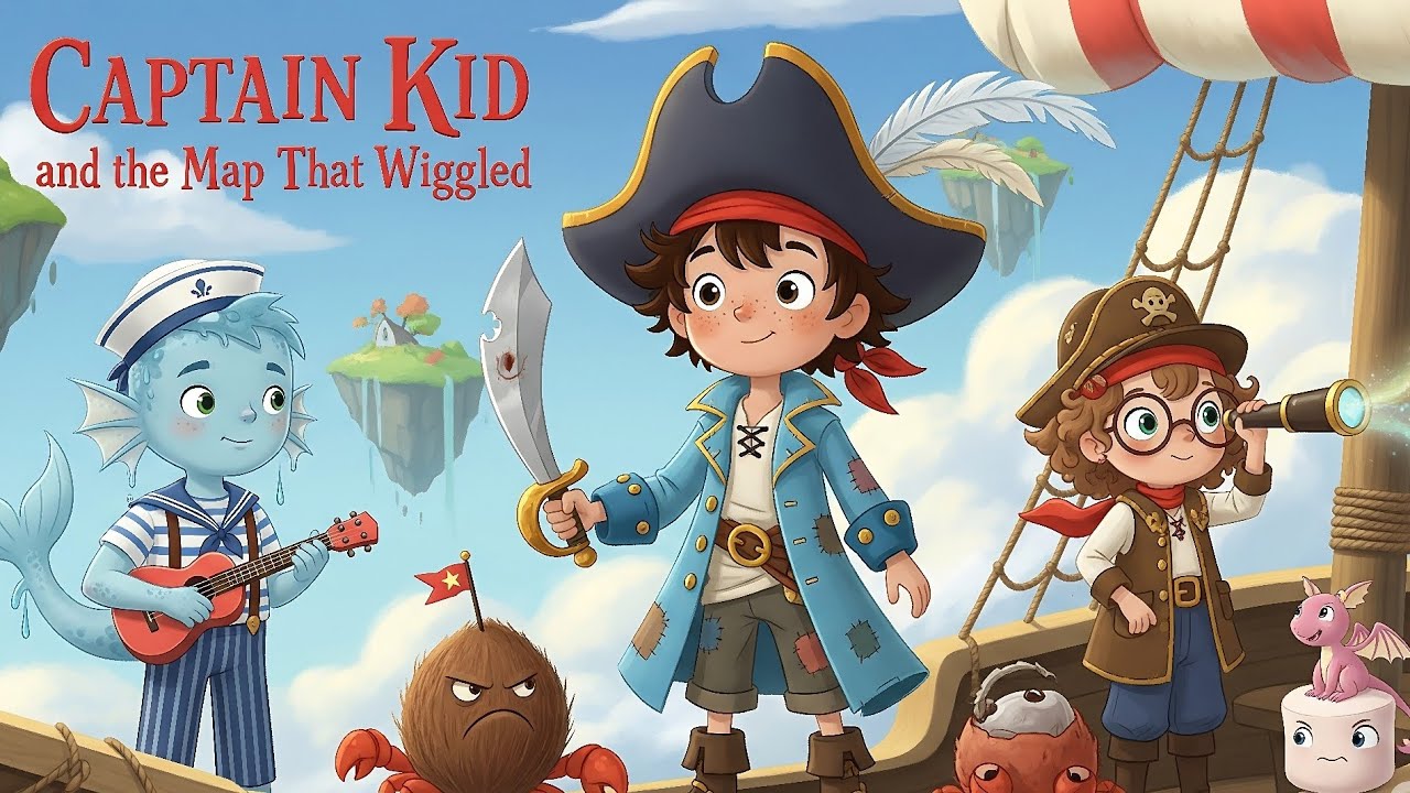 📖 Read Aloud| Captain Kid and The Map That Wiggled | Chapter 1 ...