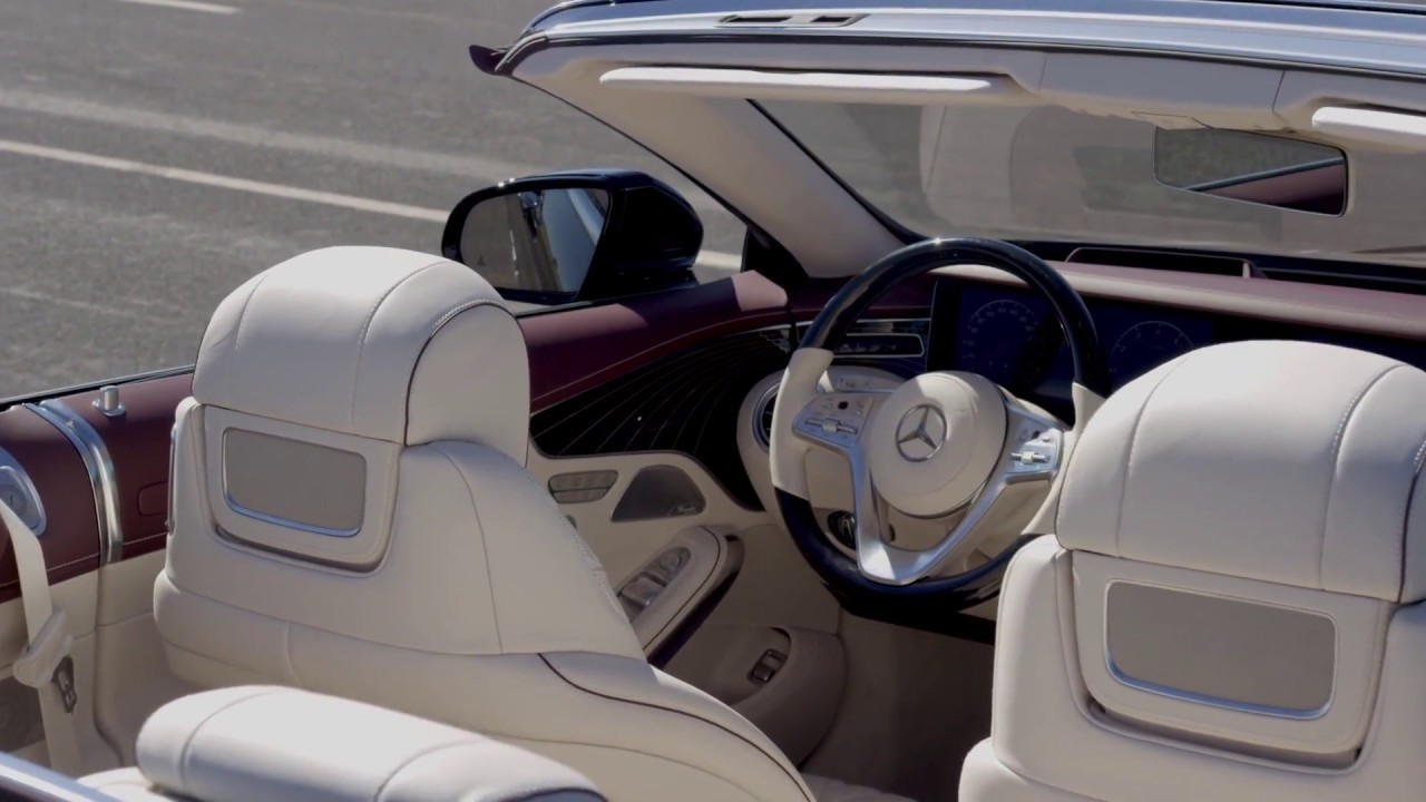 The new Mercedes-Benz S-Class Cabriolet Interior Design - YouTube