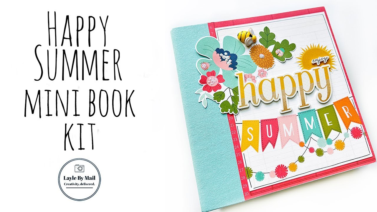 Happy Summer Mini Book Project Kit - YouTube