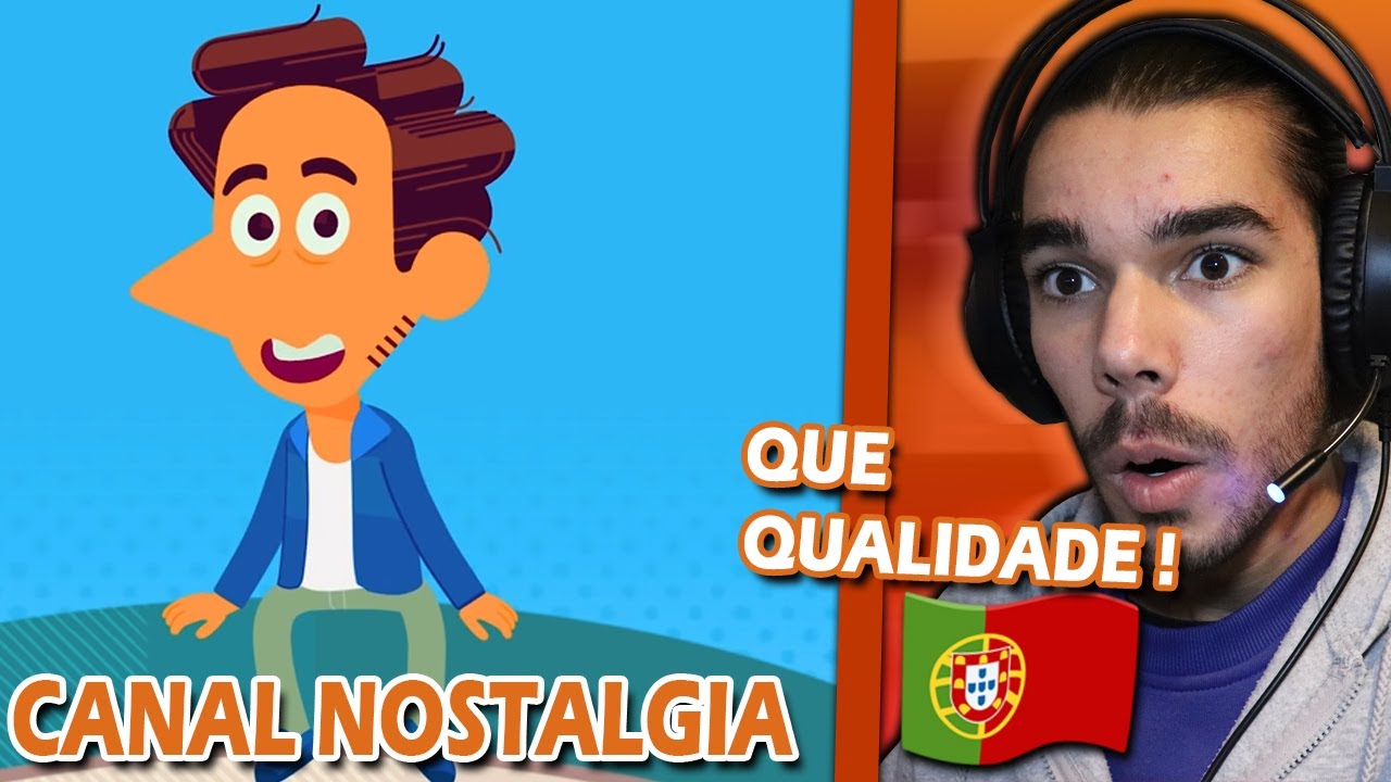 PORTUGUÊS REAGE A CANAL NOSTALGIA - YouTube