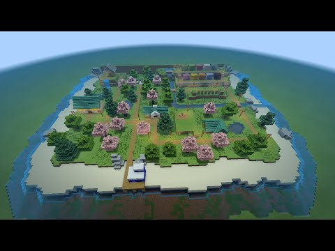 Animal Crossing New Horizons Island In Minecraft!! - YouTube