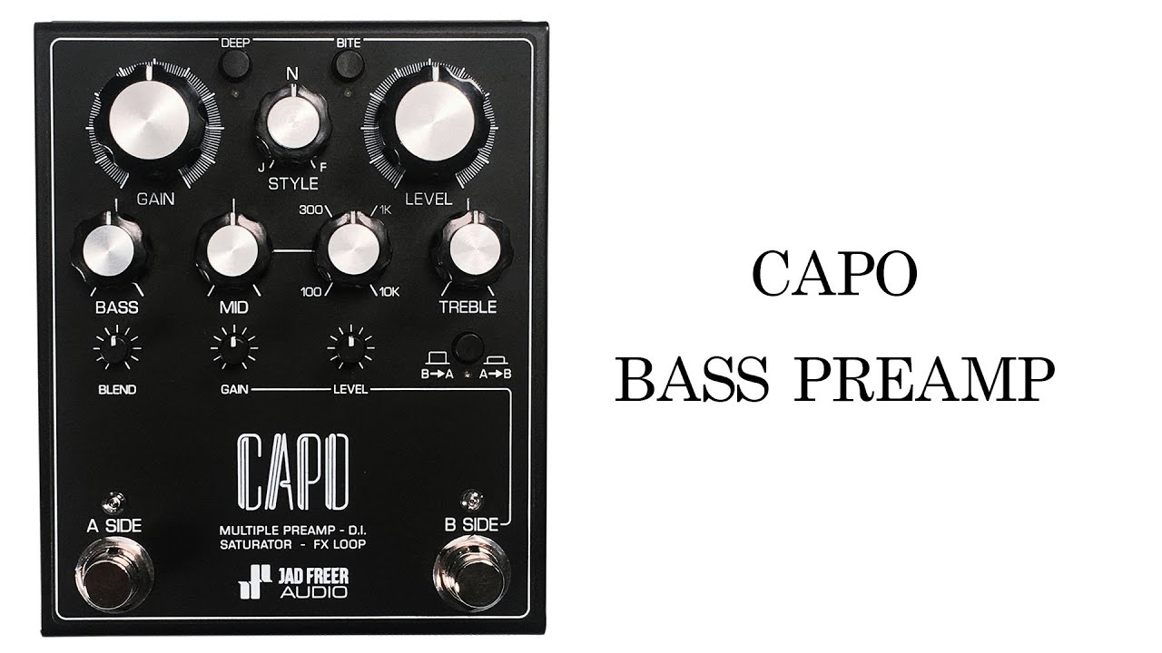 JAD FREER AUDIO CAPO BASS PREAMP - YouTube